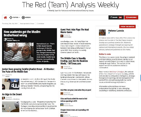 The Red (Team) Analysis Weekly - 6 February 2014 - The financial system ...